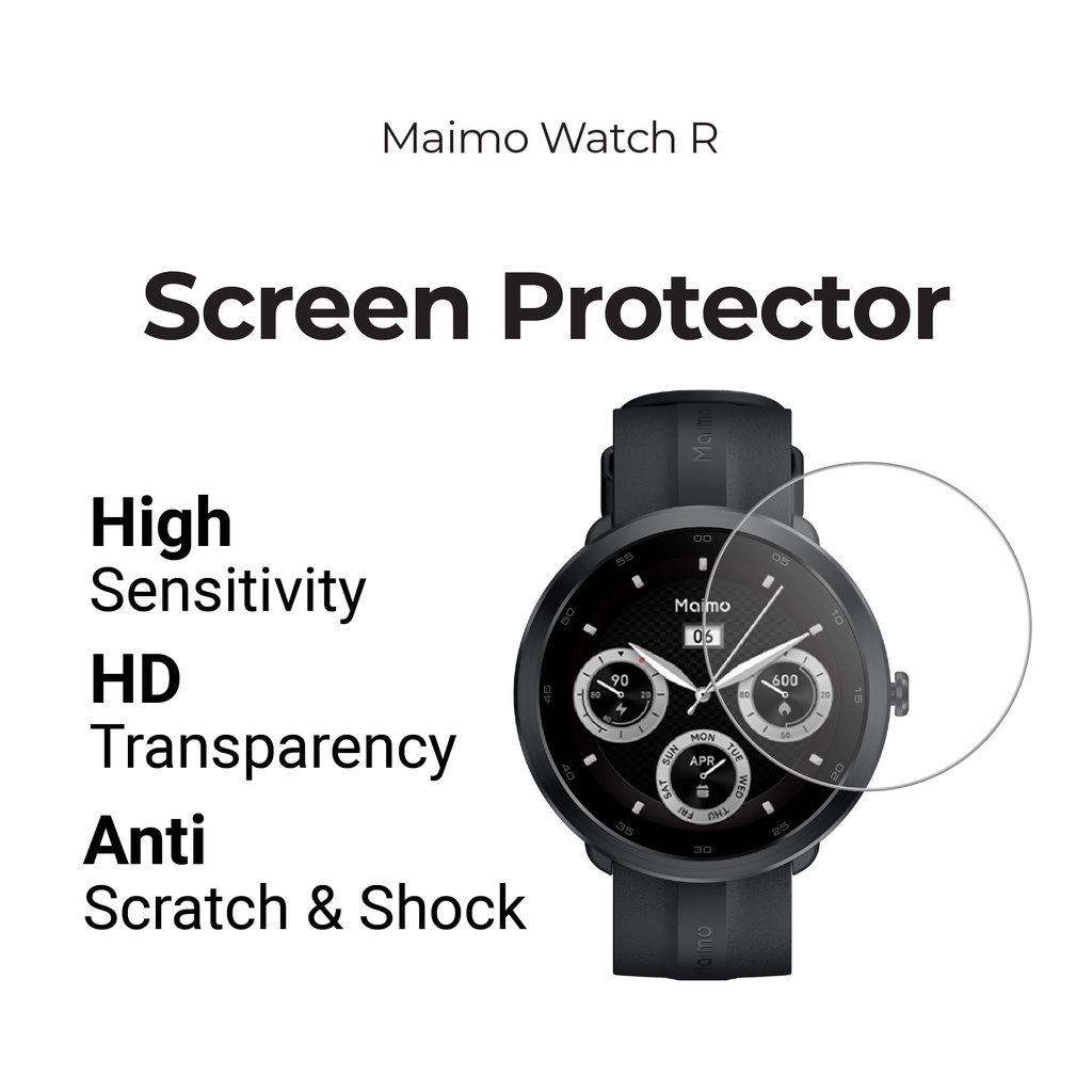 Maimo Watch R ฟิล์มกระจกนิรภัยกันรอยหน้าจอ กันรอยขีดข่วน และกันกระแทก ...