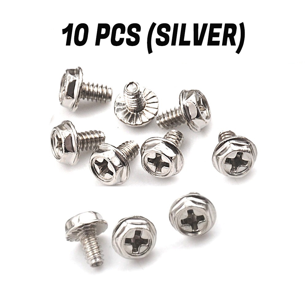 น็อตคอมพิวเตอร์ น็อตเคส เบอร์ M3.5 6#-32*6 (ชุด 10 ตัว) | Shopee Thailand