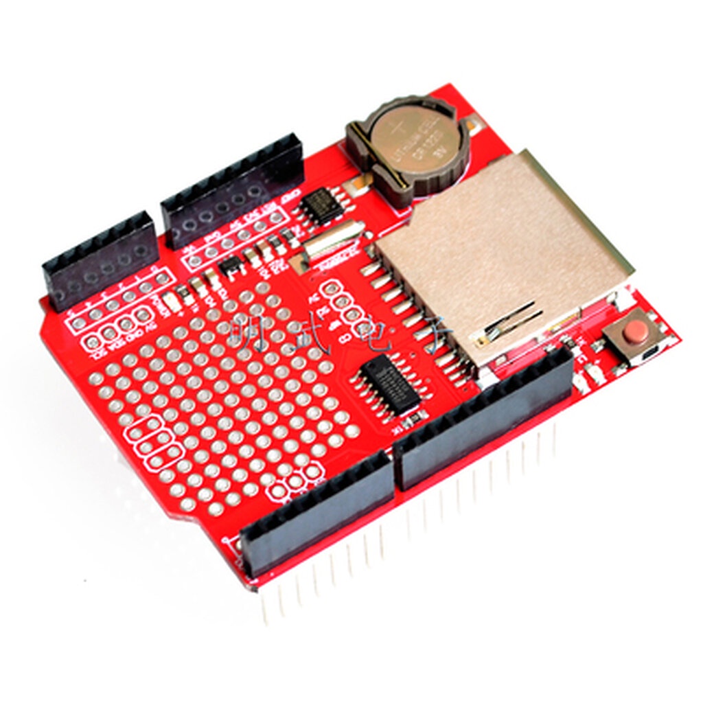 Arduino Data Logger Shield พร้อมถ่าน Red PCB | Shopee Thailand