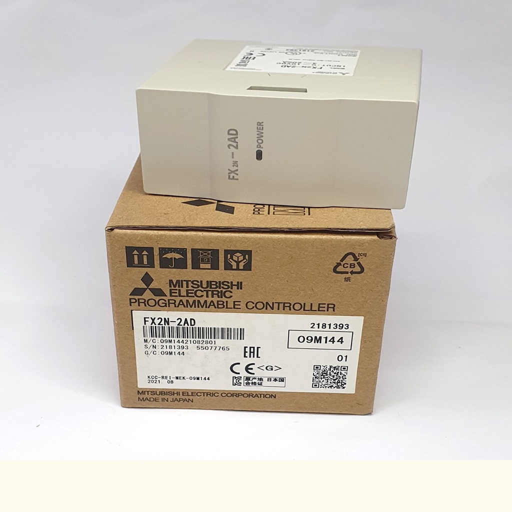 PLC Mitsu รุ่น FX2N-2AD, Analog Input, 2 Input FX2N-2AD สามารถเชื่อมต่อ ...