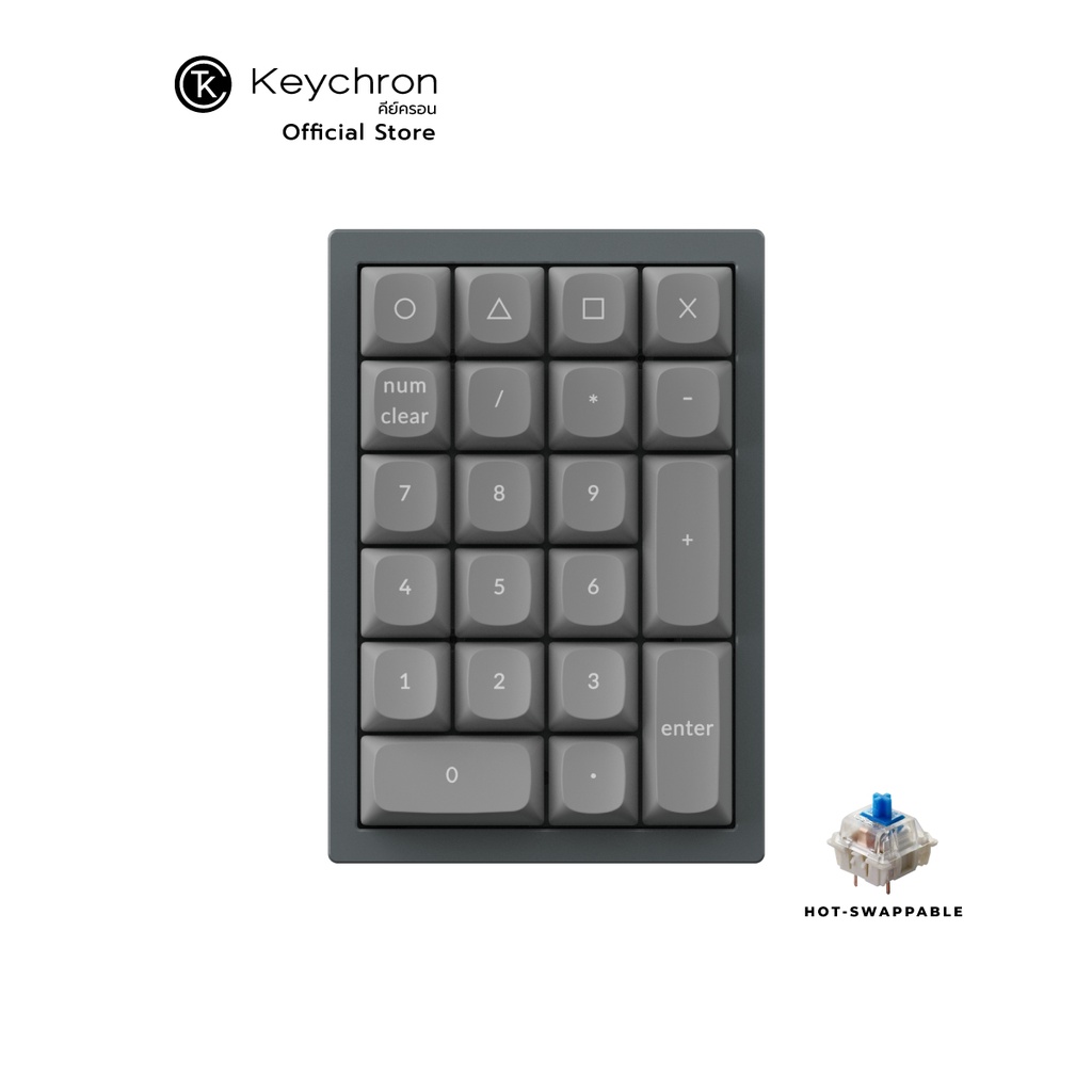 Keychron Q0 QMK VIA Custom Numpad Keyboard คีย์ครอน คีย์บอร์ด นัมแพด ...