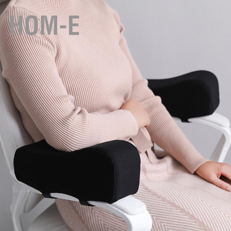 Hom-E Ergonomic Chair Armrest Pads Gaming Cushions Elbow Pillow Curved ...