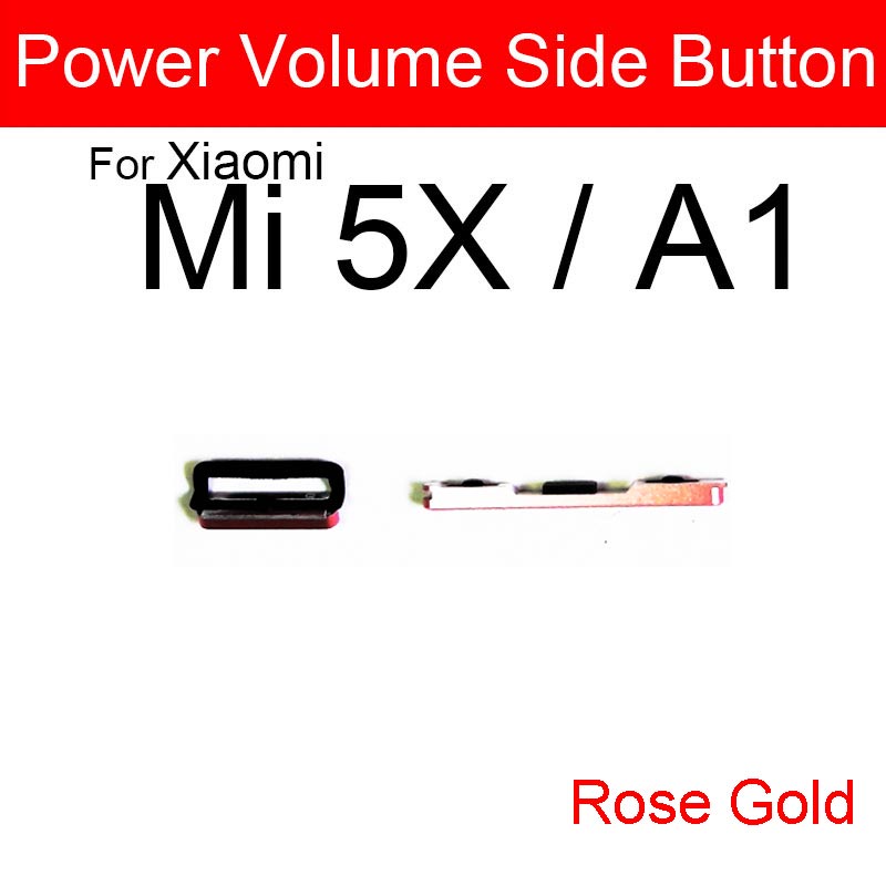 เปิดปุ่มปรับระดับเสียงปุ่มด้านข้างสําหรับ Xiaomi Mi 5 5S 5X 5S Plus Mi ...