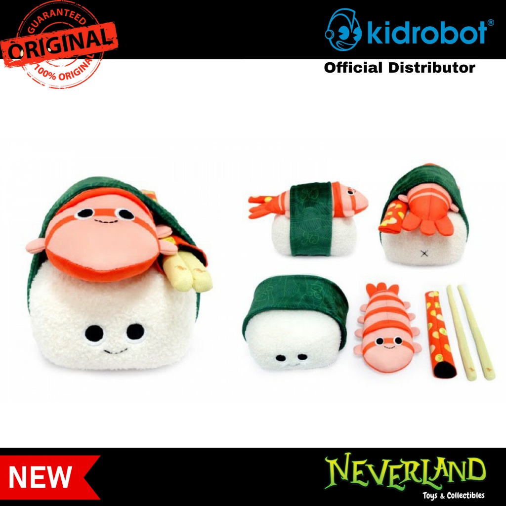 KIDROBOT Yummy World Bubba Shrimp Nigiri 10" Collectible Plush | Shopee ...