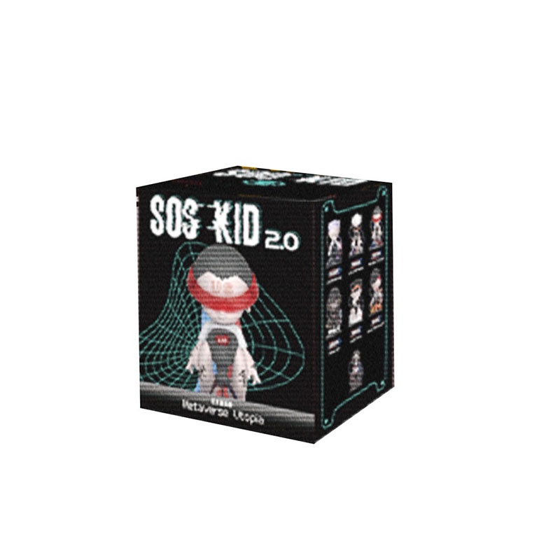 【ของแท้】กล่องสุ่ม ตุ๊กตาฟิกเกอร์ Metaversa Utopia SOS KID 2 Generation ...