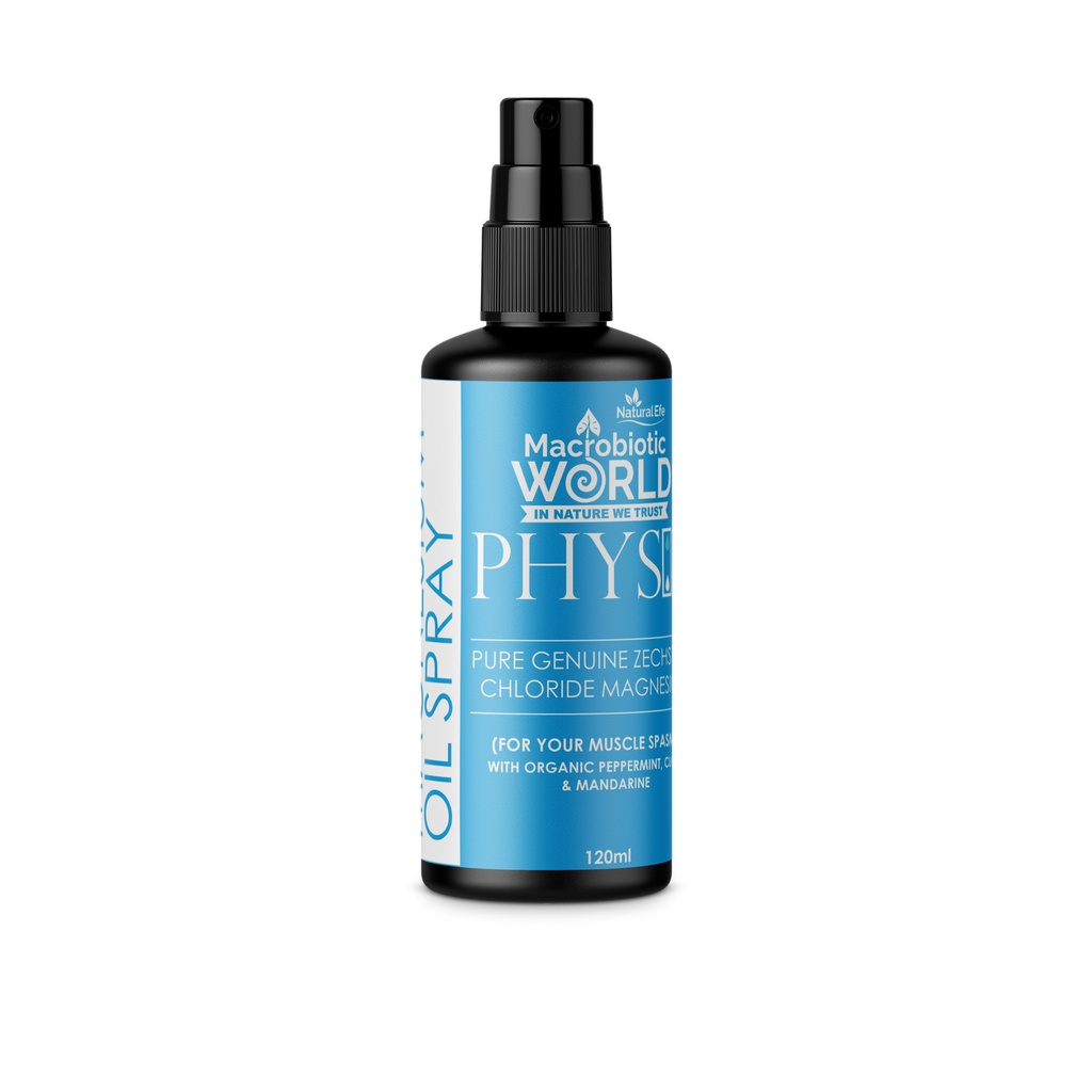 Natural Efe/ PHYSIS Magnesium Oil Spray - for your Muscle Spasms 120ml ...
