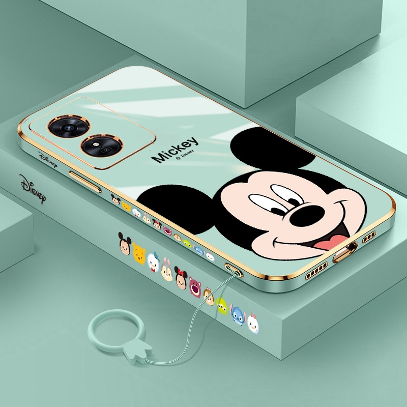 Oppo A3x A3 Pro 5G A79 5G A38 2023 A58 4Gสไตล์Mickey Mouseยางฝาครอบ ...