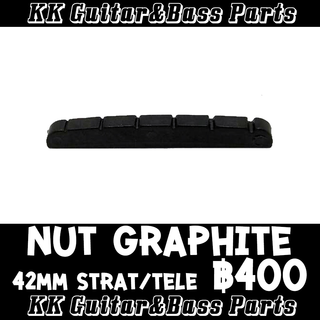 Nut Guitar Graphite, Bone Strat 42mm., Les Paul 43mm., Acoustic 43mm ...