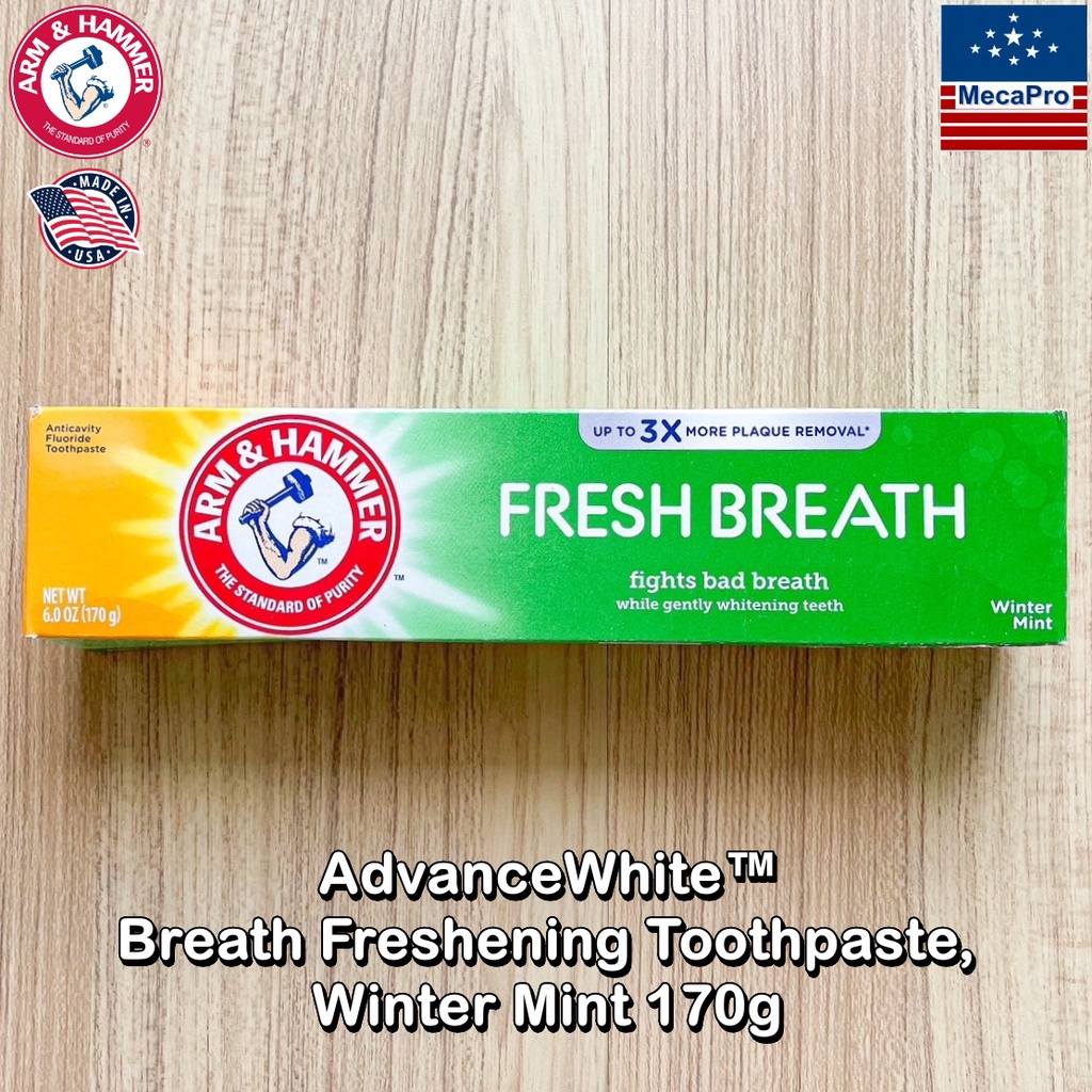 Arm & Hammer AdvanceWhite Breath Freshening Toothpaste Winter Mint 170 ...