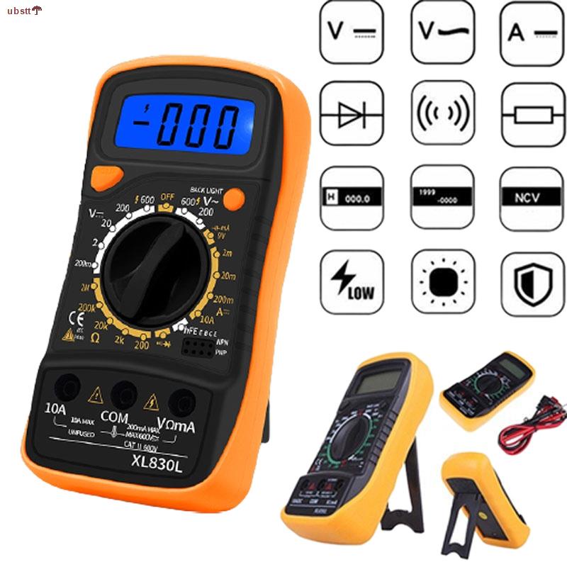 จุดประเทศไทยDigital LCD Multimeter XL830L เครื่องวัดแรงดันไฟ วัดกระแสไฟ ...