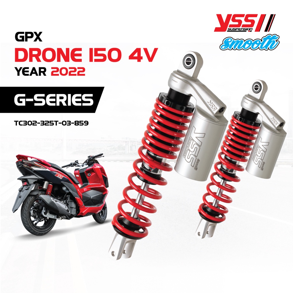 โช้คอัพ YSS G-SERIES (Smooth) สำหรับ GPX DRONE 150 4V ปี 2022 | Shopee Thailand