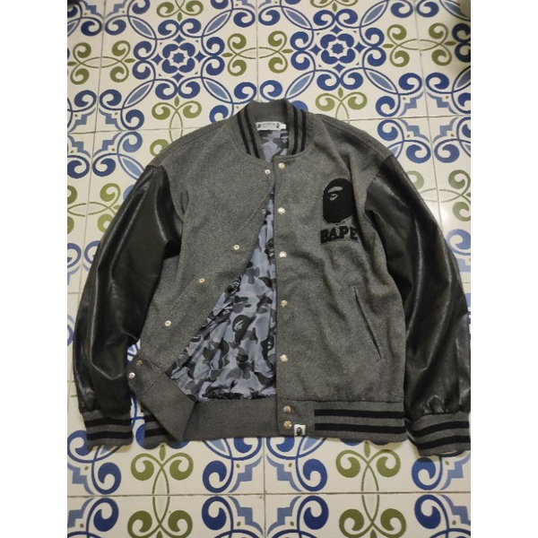 BAPE x Undefeated Varisty Jacket (มือสอง) | Shopee Thailand