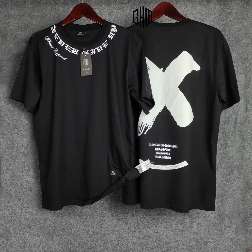 เสื้อยืด GHAMO ดั้งเดิมเสื้อยืด GMH พร้อมความปรารถนาบนคอ, เสื้อยืด ...
