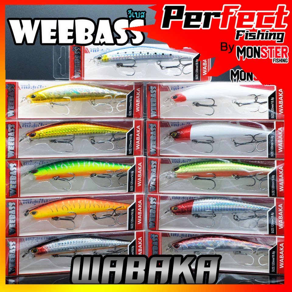 เหยื่อวีแบส รุ่น WABAKA SINKING by WEEBASS | Shopee Thailand