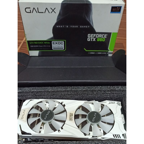 Galax gtx 960 EX White 2GB มือสองสภาพสวยๆ | Shopee Thailand