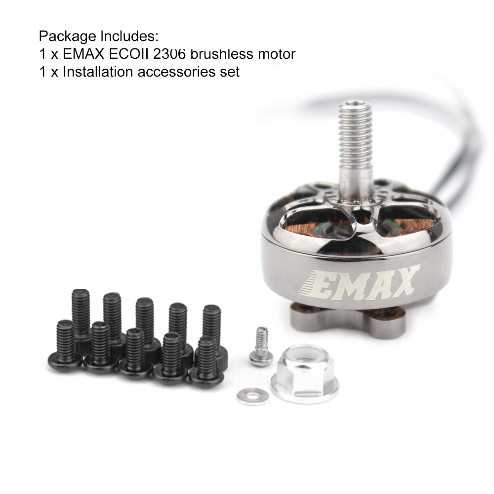 มอเตอร์ไร้แปรงถ่าน EMAX ECO II 2207 2306 1700KV 1900KV 2400KV สําหรับโด ...
