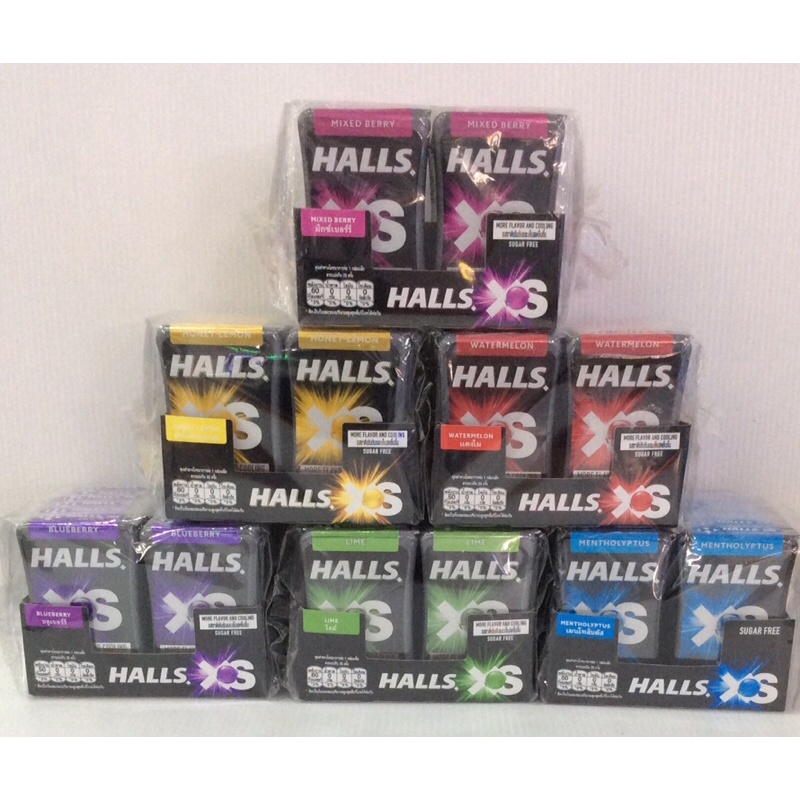 HALLS. XS (ฮอลล์ เอ็กซ์เอส)1แพ็ค 12 กล่อง | Shopee Thailand