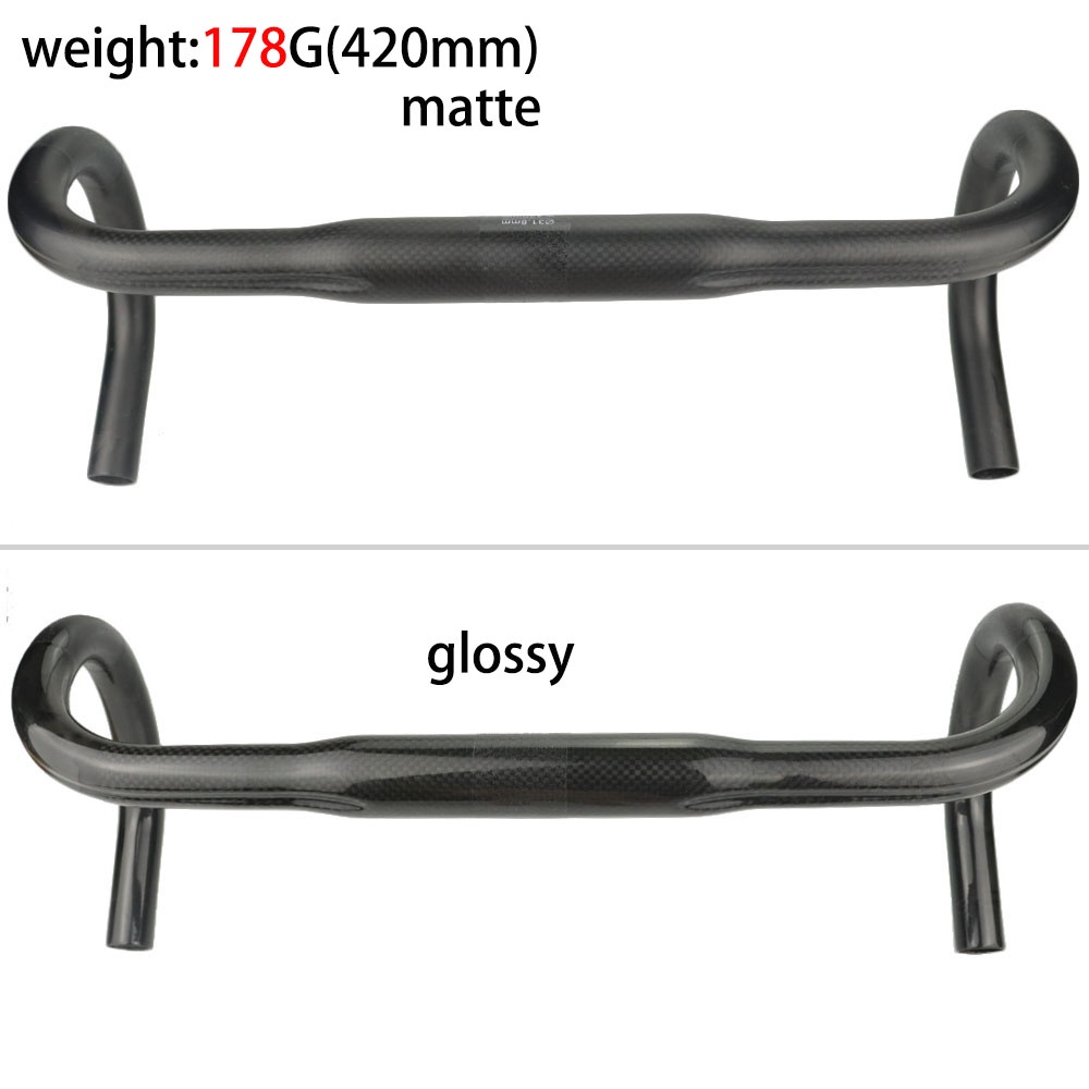 แฮนด์บาร์จักรยานคาร์บอน EC90 31.8 มม. 3K+UD Drop Bar 400 420 440 มม. ...
