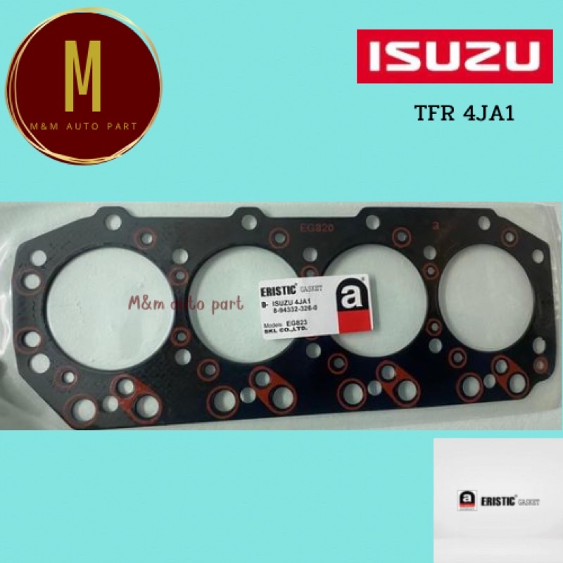 ประเก็นฝาสูบ ปะเก็นฝาสูบ ISUZU TFR 4JA1 อีซุซู ทีเอฟอาร์ มังกรทอง 8-94332-326-0 ไต้หวัน (ไฟเบอร์ ...
