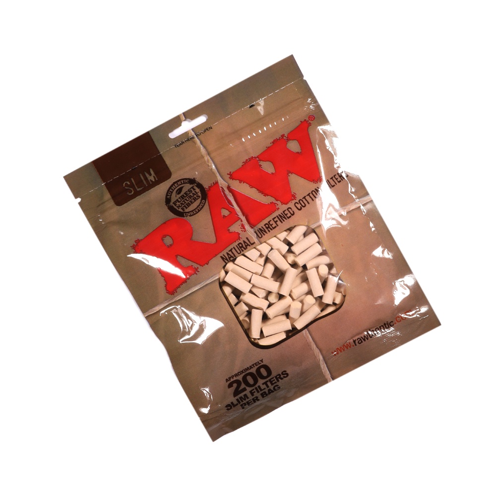 ก้นกรองฟองน้ำ RAW Cotton Filter Tips 200 ชิ้น รุ่น 6 mm และ 8mm. รับ ...