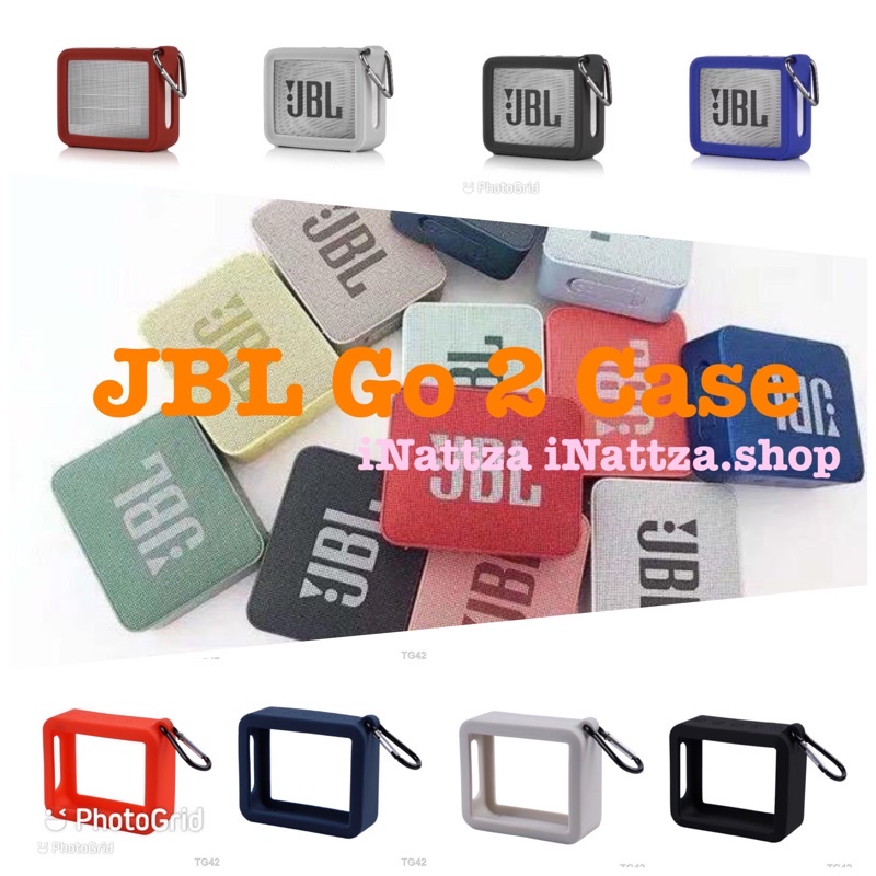 เคส JBL Go 2 ลำโพงบลูทูธไร้สาย (Silicone case jbl go2) | Shopee Thailand