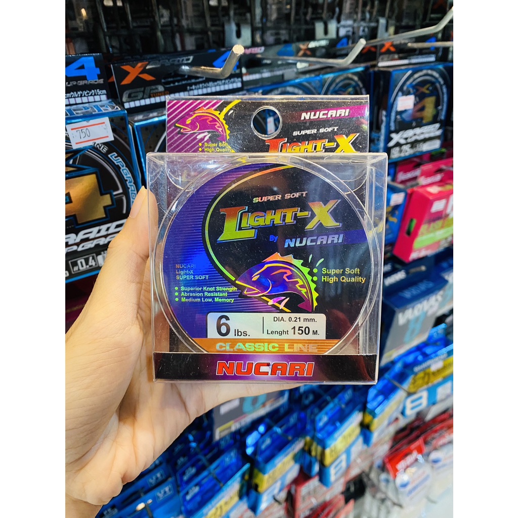 สายเอ็น Light-X By.Nucari สายนุ่ม ราคาถูก ทนต่อการขัดถู | Shopee Thailand