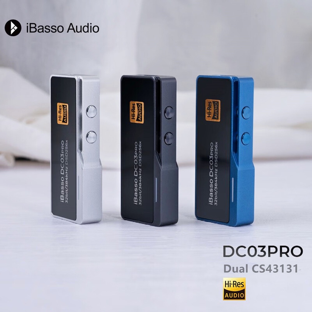 Ibasso DC03 PRO ถอดรหัสหูฟังเครื ่ องขยายเสียง Type-C ถึง 3.5 มม.Dual CS43131 DAC สําหรับโทรศัพท ...