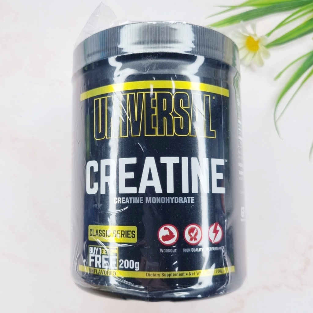 [Universal Nutrition®] Creatine Monohydrate 5 g, Unflavored 200 g ครีเอ ...