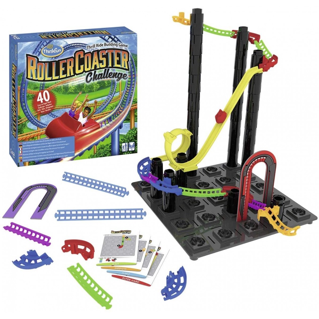 ThinkFun: Roller Coaster Challenge – Thrill Ride Building Game ...