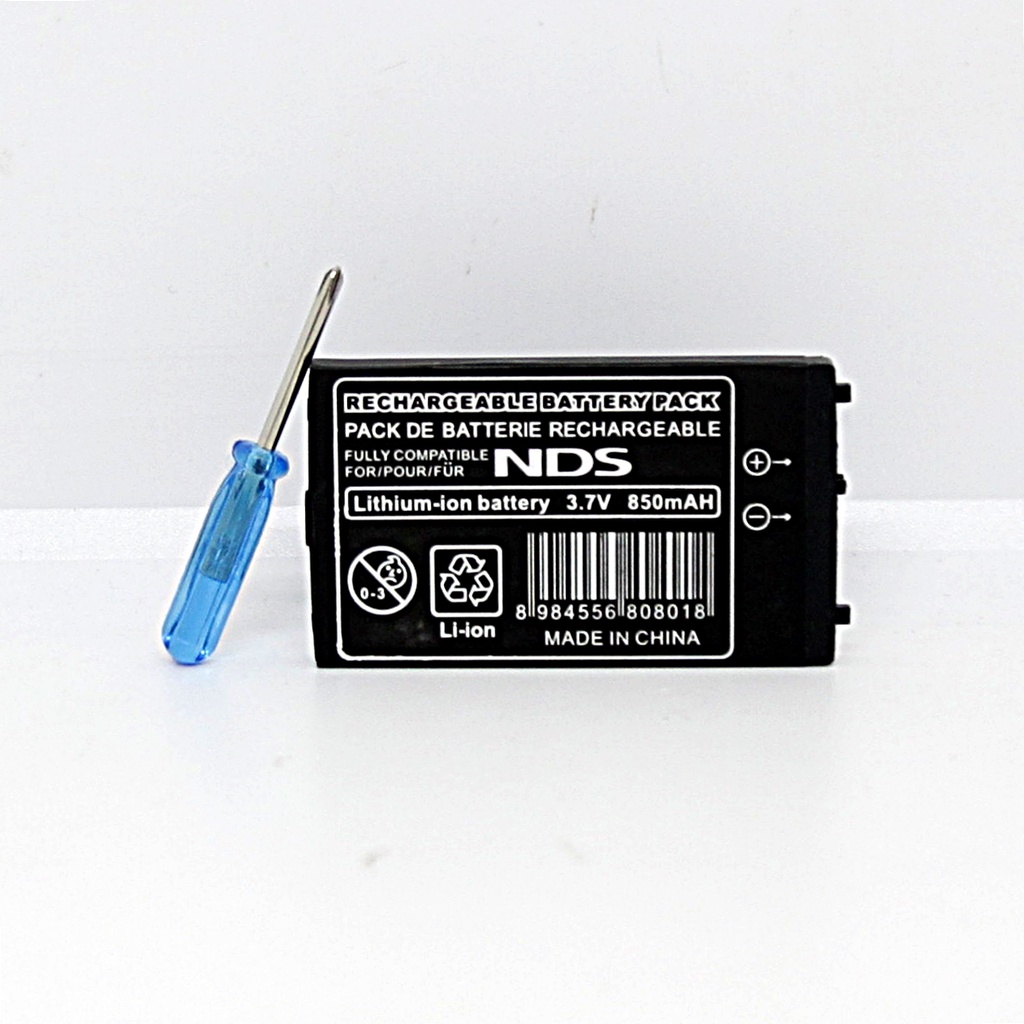 850mAh Rechargeable Lithiumion Battery Pack For Nintendo DS ...