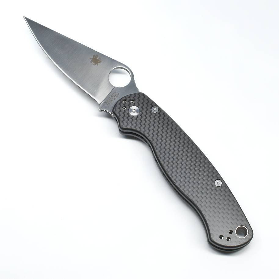 มีดพับ Spyderco C81 S30V Paramilitary 2 in Carbon Fiber รุ่น คาร์บอน-ใบ ...