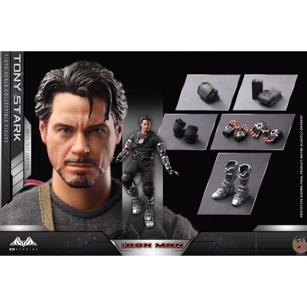 M-STUDIOS MS008 1/6 Iron Man Tony Stark Action Figure | Shopee Thailand