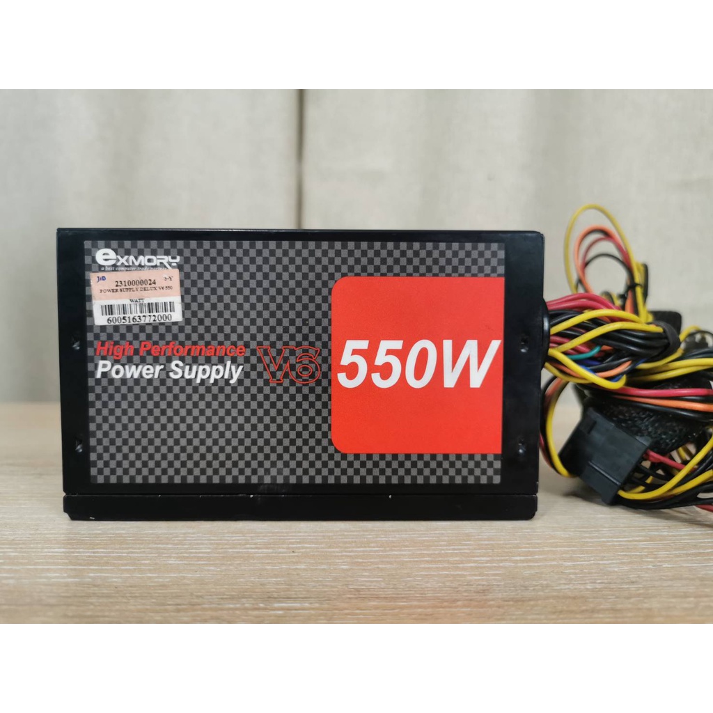 เพาเวอร์ซัพพลาย(power supply) delux v6 550w (550w FULL) | Shopee Thailand