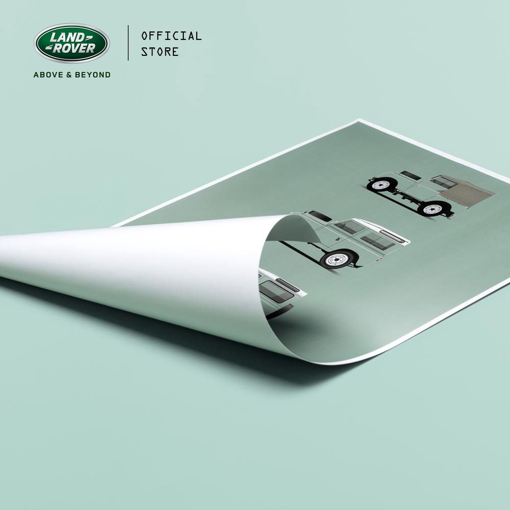 LAND ROVER 75TH LIMITED EDITION ARTWORK (700 X 500MM) | Shopee Thailand