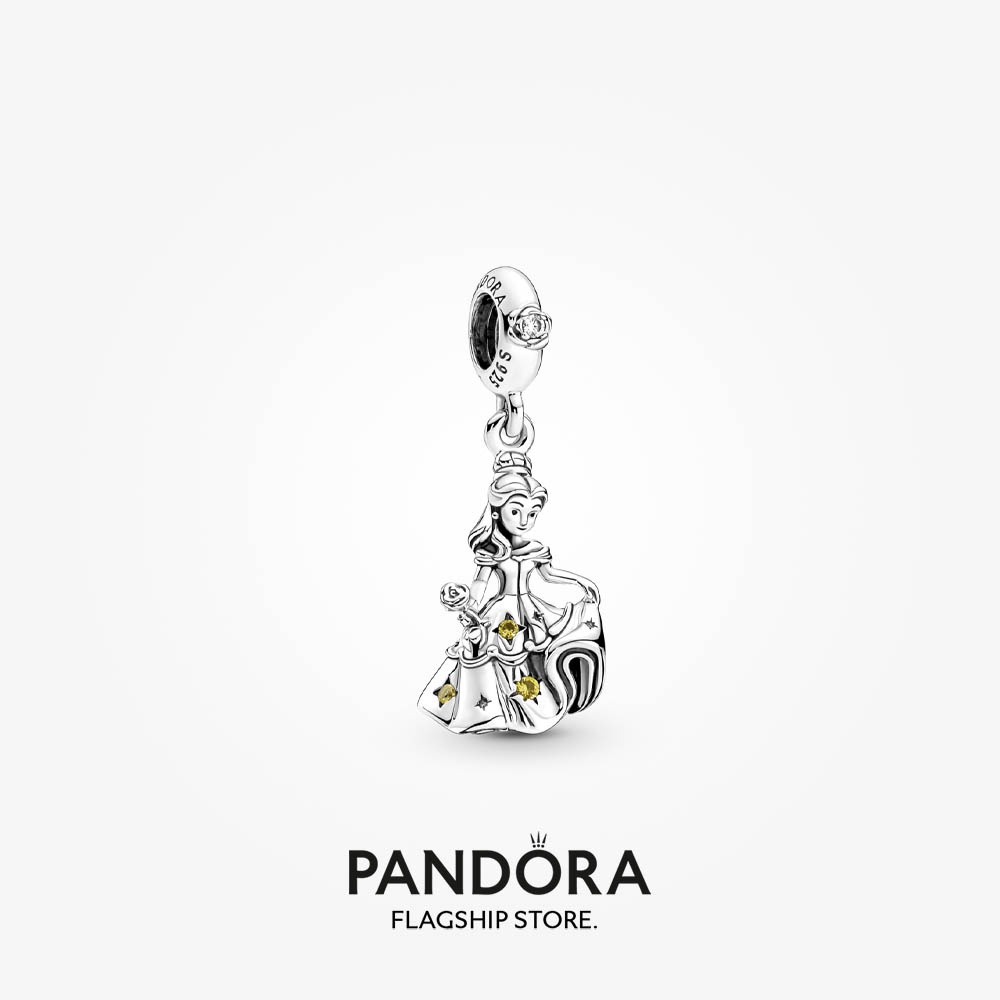 Pandora charm Disney Beauty and the Beast Dancing Belle Dangle Charm ...