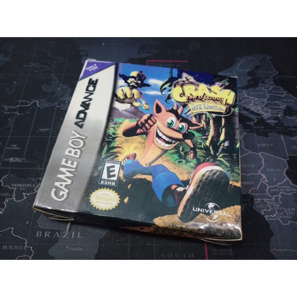 ตลับงานกล่อง(ก๊อป) GBA - CRASH HUG ADVENTURE Eng. | Shopee Thailand
