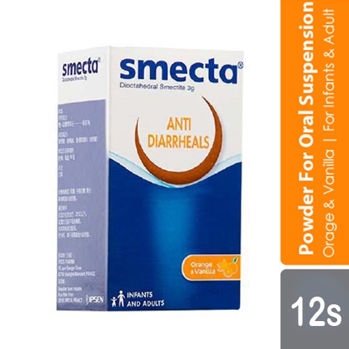 Smecta ORANGE VANILLA POWDER 3G 12 ซอง | Shopee Thailand