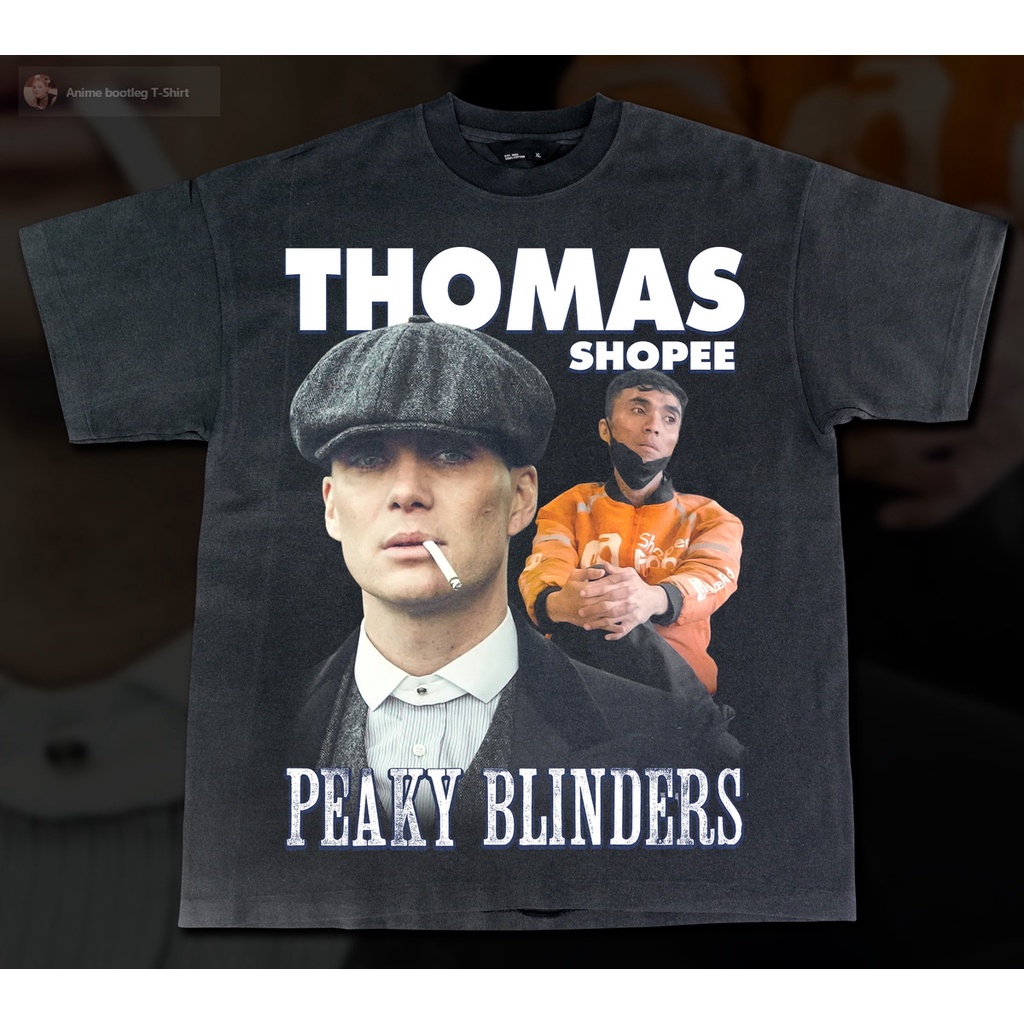 THOMAS SHOPEE- Bootleg T-Shirt (พิมพ์เสื้อ DTG) | Shopee Thailand