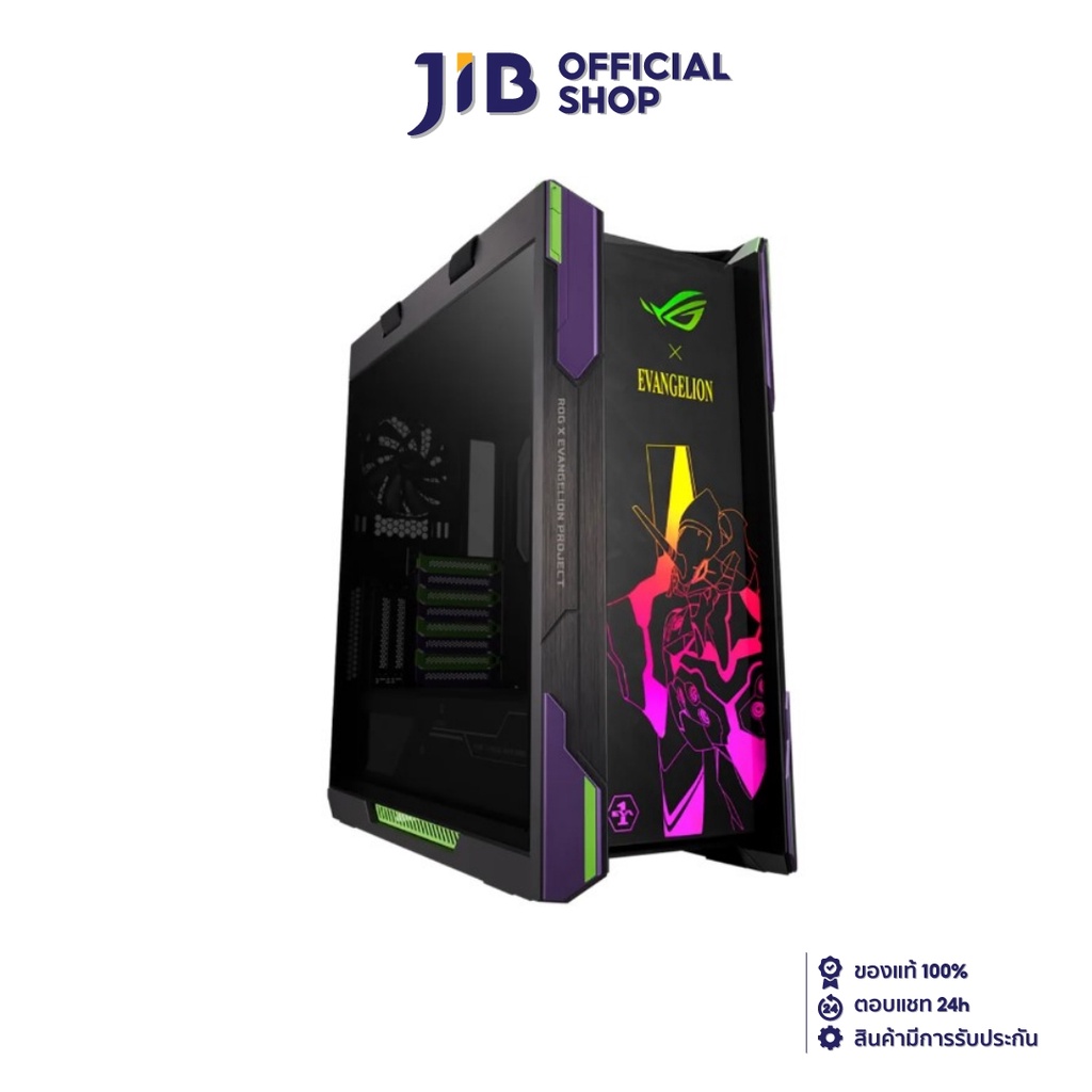 ASUS CASE (เคส) ROG STRIX HELIOS EVA EDITION (BLACK - PURPLE - GREEN ...