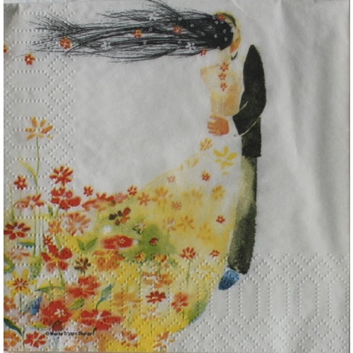 Pladao Napkin ภาพแต่งงาน Wedding Kiss จูบ กระดาษ แนพกิ้น สำหรับงานศิลปะ เดคูพาจ decoupage ขนาด M ...