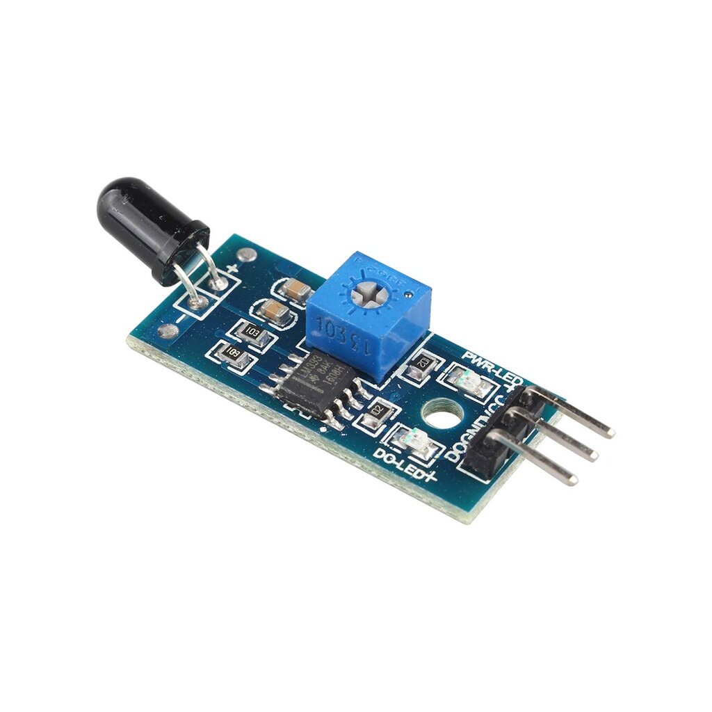 โมดูลตรวจจับไฟ Flame sensor module 4 pin (analog / digital) | Shopee ...