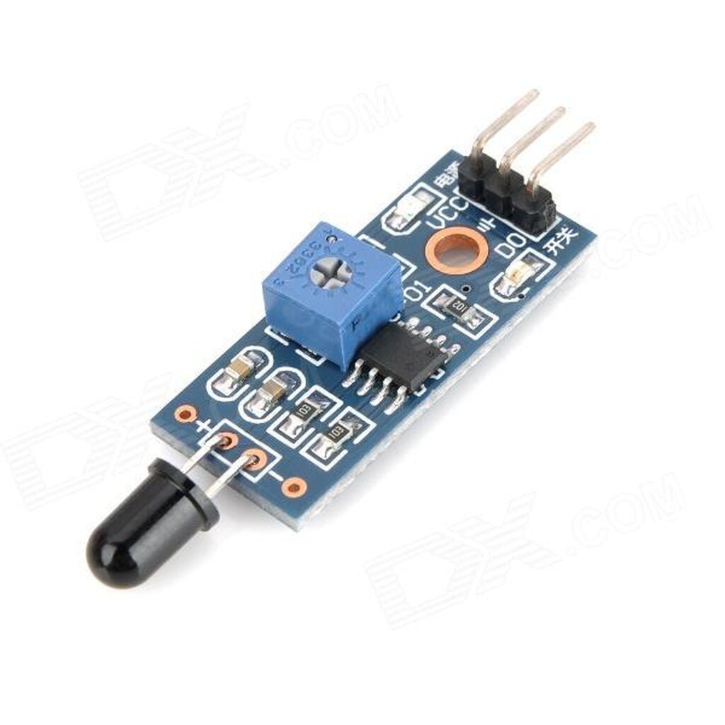 Infrared IR Flame Detector Sensor Module เซนเซอร์ตรวจจับเปลวไฟ | Shopee ...