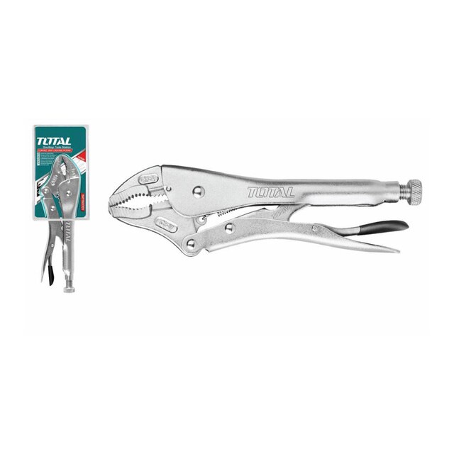 TOTAL คีมล็อคปากโค้ง ขนาด 10 นิ้ว รุ่น THT191001 | Shopee Thailand