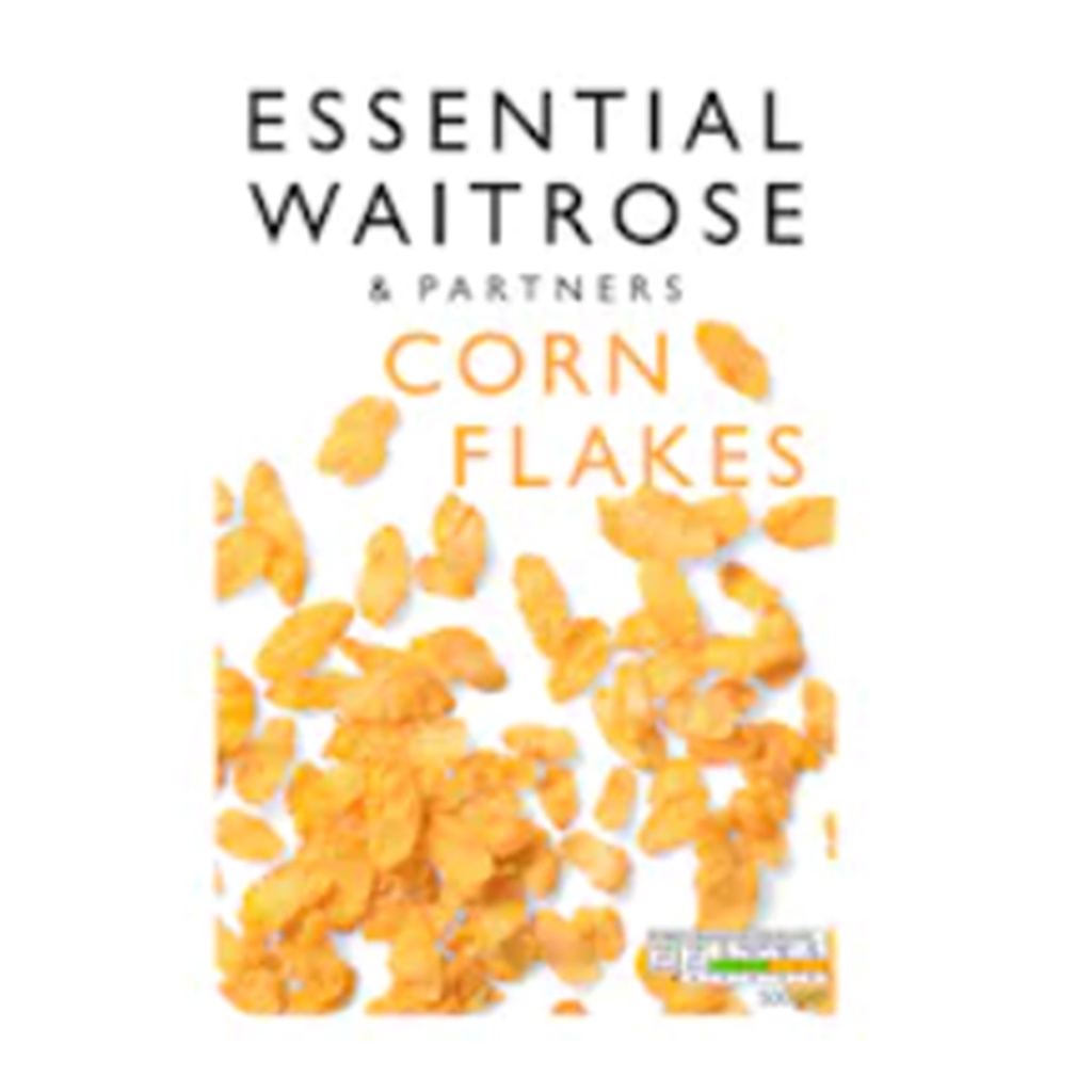 Essential Waitrose Corn Flakes 500g.เวทโทรสเอสเซนเชียลคอร์นเฟลกส์ อาหาร ...