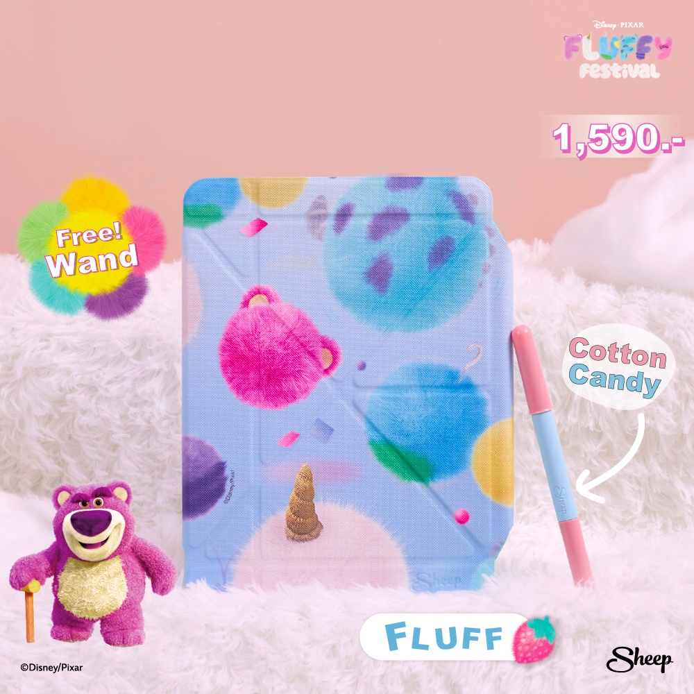 [Fluffy Festival Collection] People เคสสำหรับไอแพด Gen10 เคสเก็บปลอกปาก ...