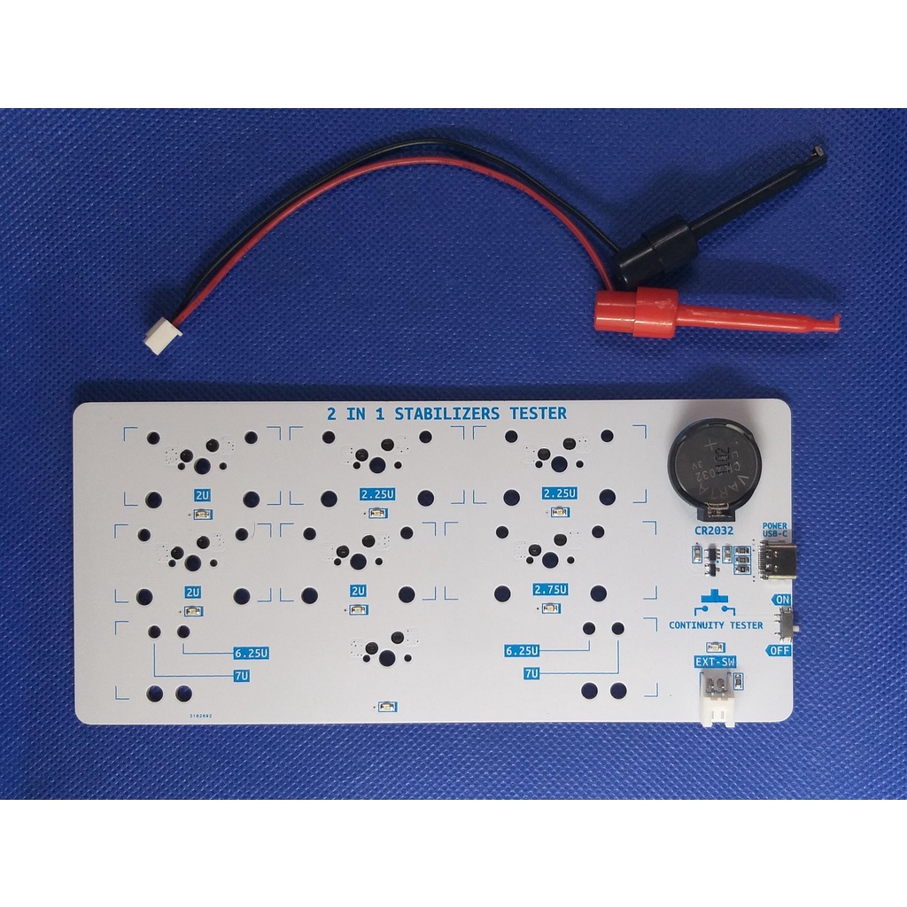 บอร์ดทดสอบ stabilizer และ switch สำหรับ Mechanical keyboard | Shopee ...