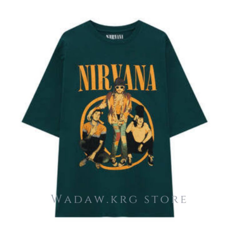 ของแท้ เสื้อยืด ลาย Nirvana pull & bear @ 2022 | Shopee Thailand