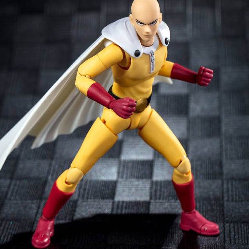 โมเดลฟิกเกอร์ PVC อนิเมะ One Punch Man Saitama Genos Garou 1/12 SHF/S.H ...
