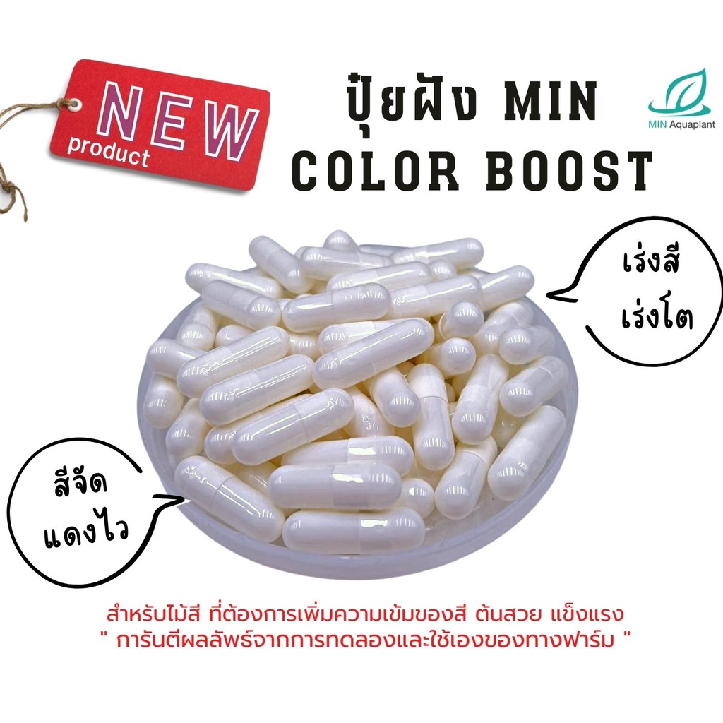 ปุ๋ยฝัง min color boost : ปุ๋ยฝังสำหรับไม้แดง ชมพู เร่งสี ให้มีสีเข้ม ...