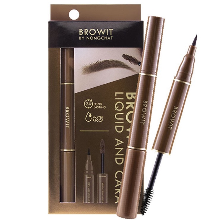 Browit by NongChat Brow Salon Liquid and Cara บราวอิท ที่เขียนคิ้ว กัน ...